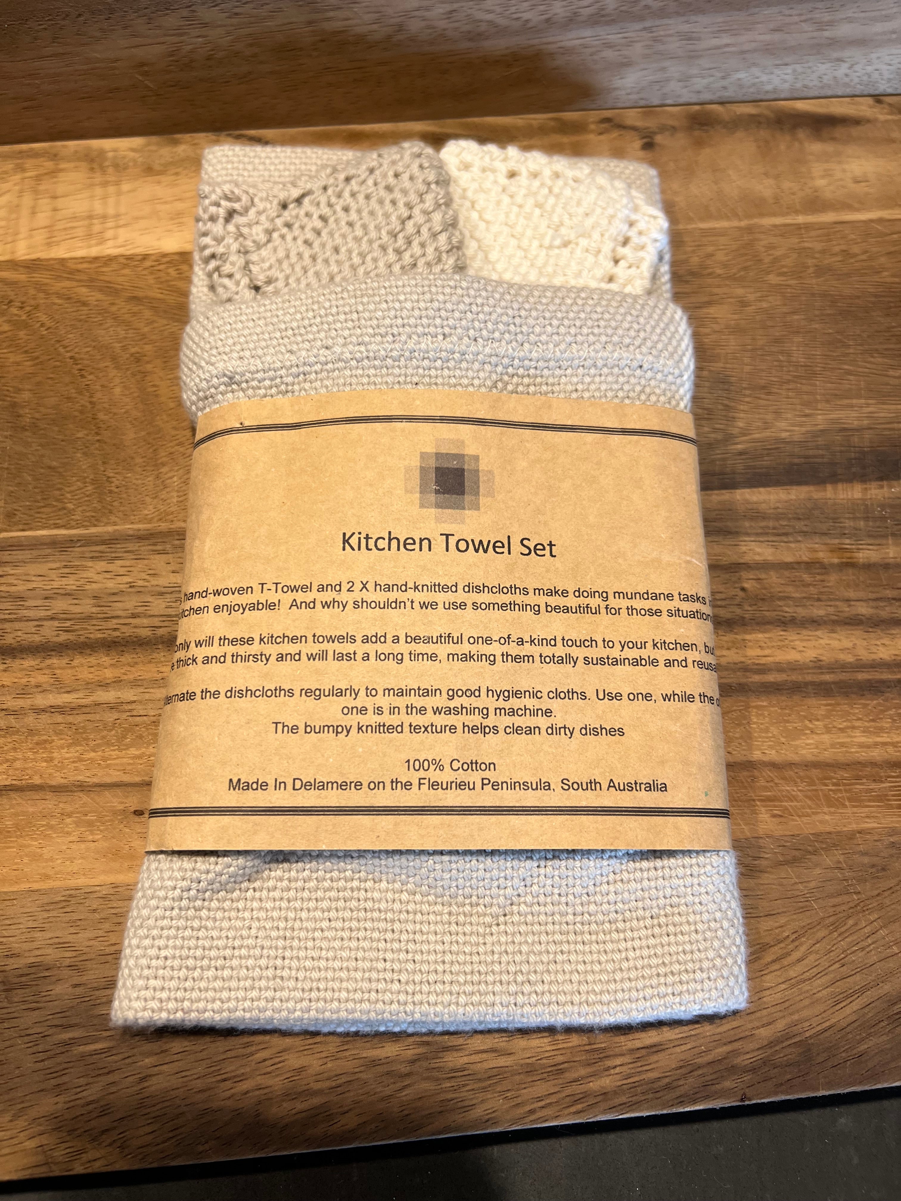 Handwoven Kitchen Towel Set – Ruray Designs -Textiles & Ceramics